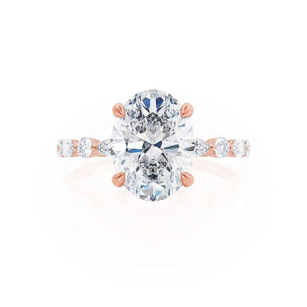 Sylphora Oval Lab Diamond Scatter Ring – Shree Suktam Diamond